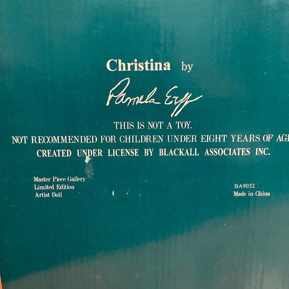 Master Piece Gallery | Accents | Vintage 999 Christina By Pamela Erff ...